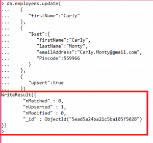 MongoDB insert if not exists | Upsert Query Example - ReferFolk
